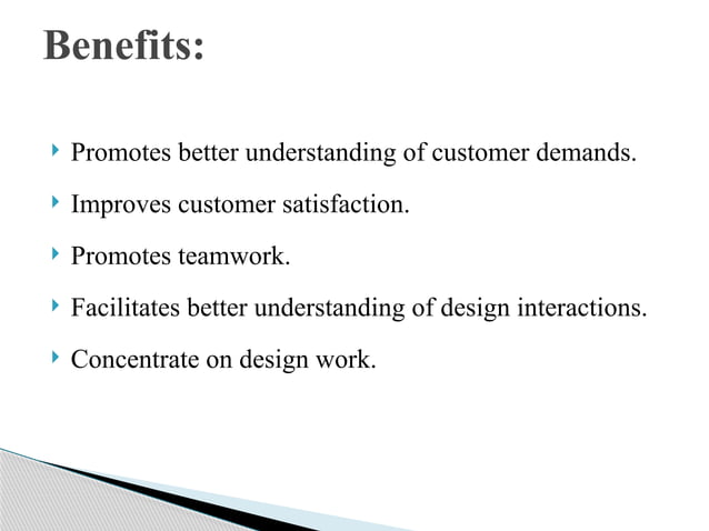 Quality Function Deployment Qfd Services Pptx