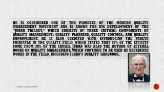 Quality Gurus & their Contribution for Quality | PDF