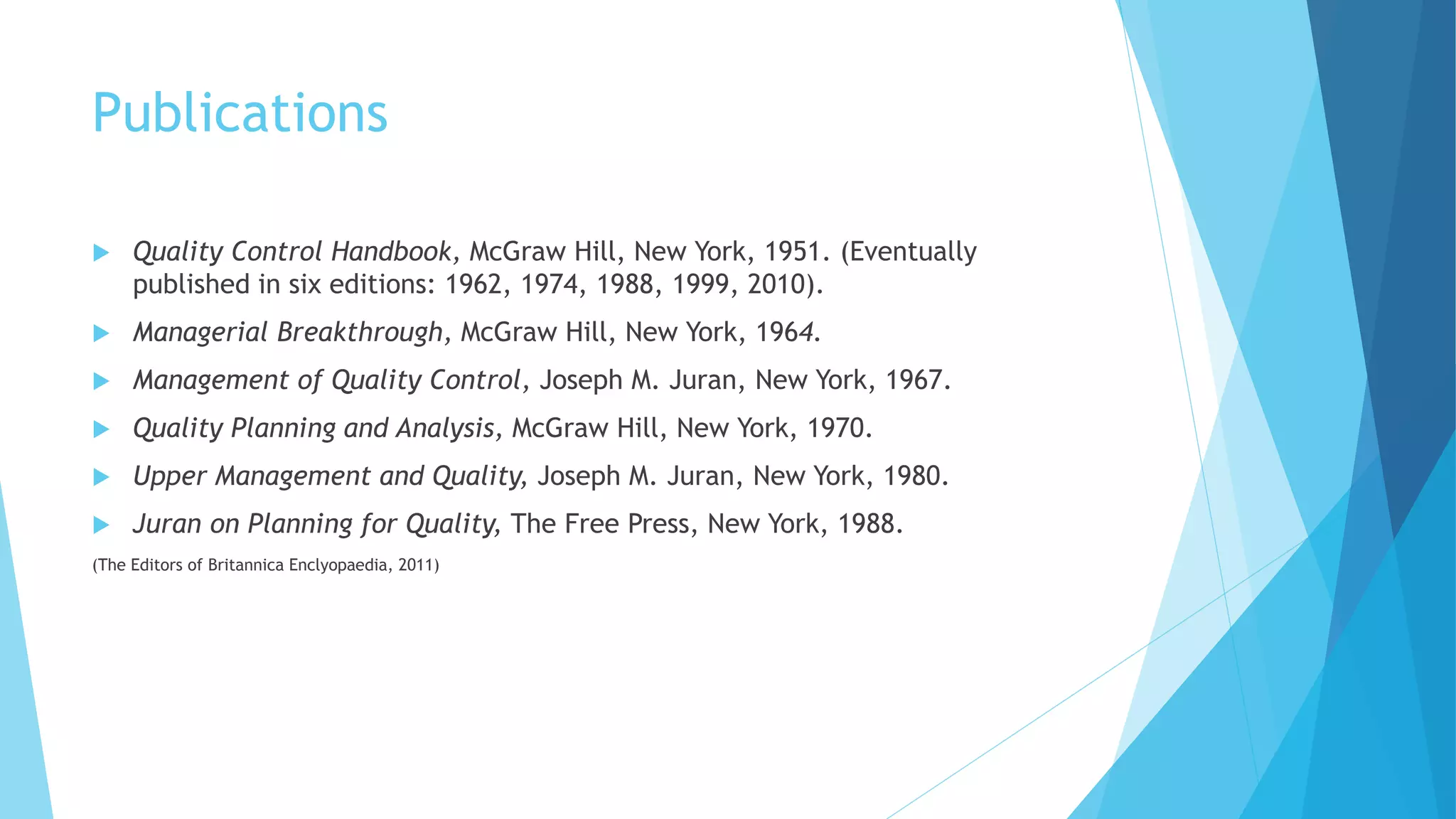 Quality guru Joseph M | PPTX