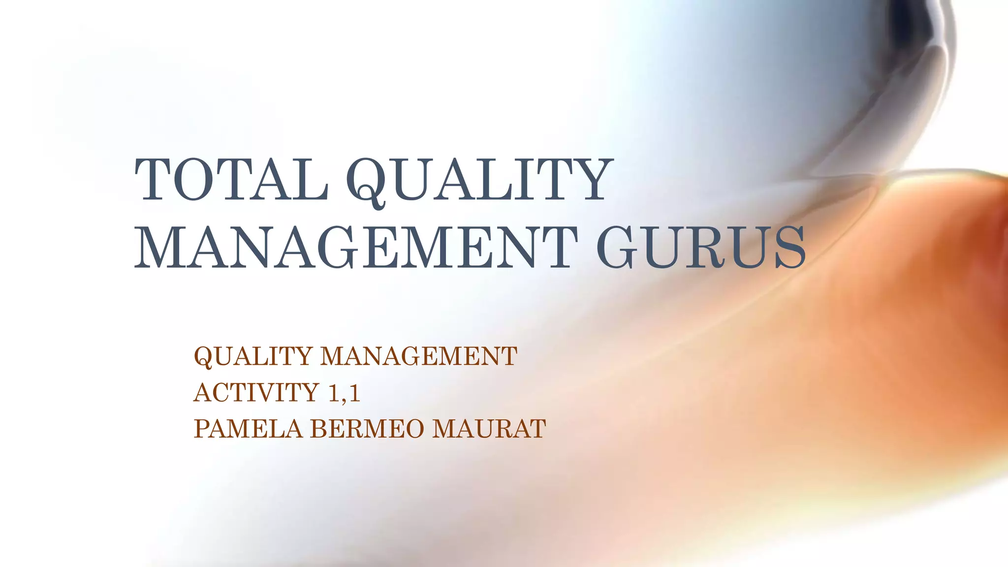 Quality gurus | PPT