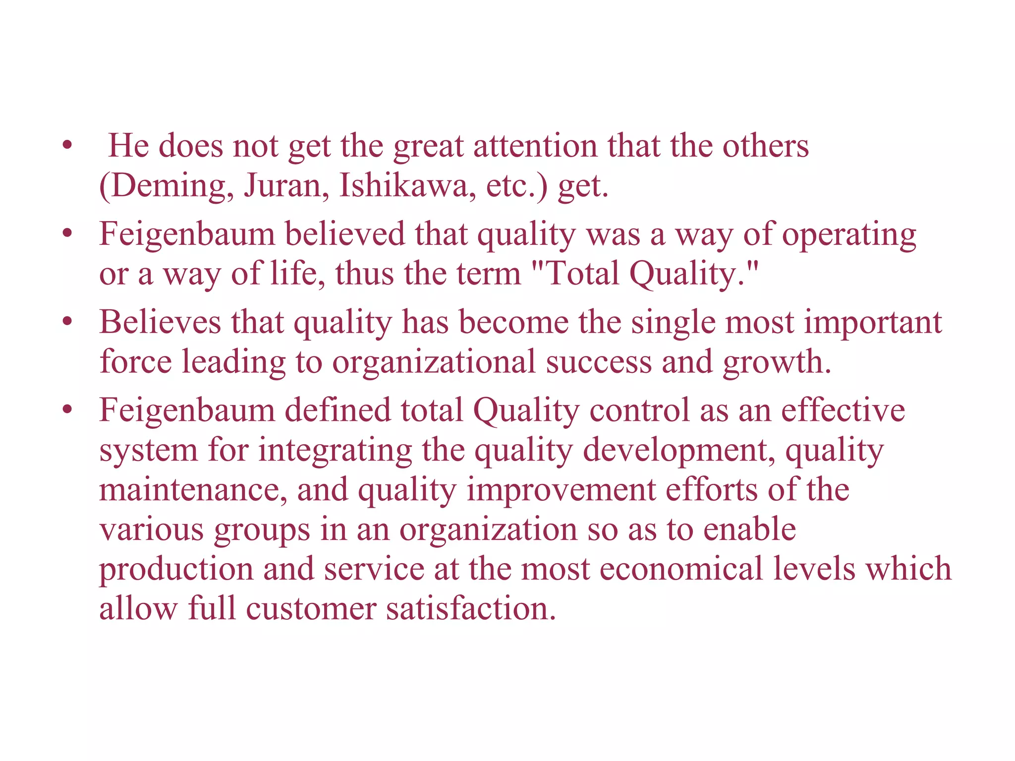 Quality management gurus | PPT
