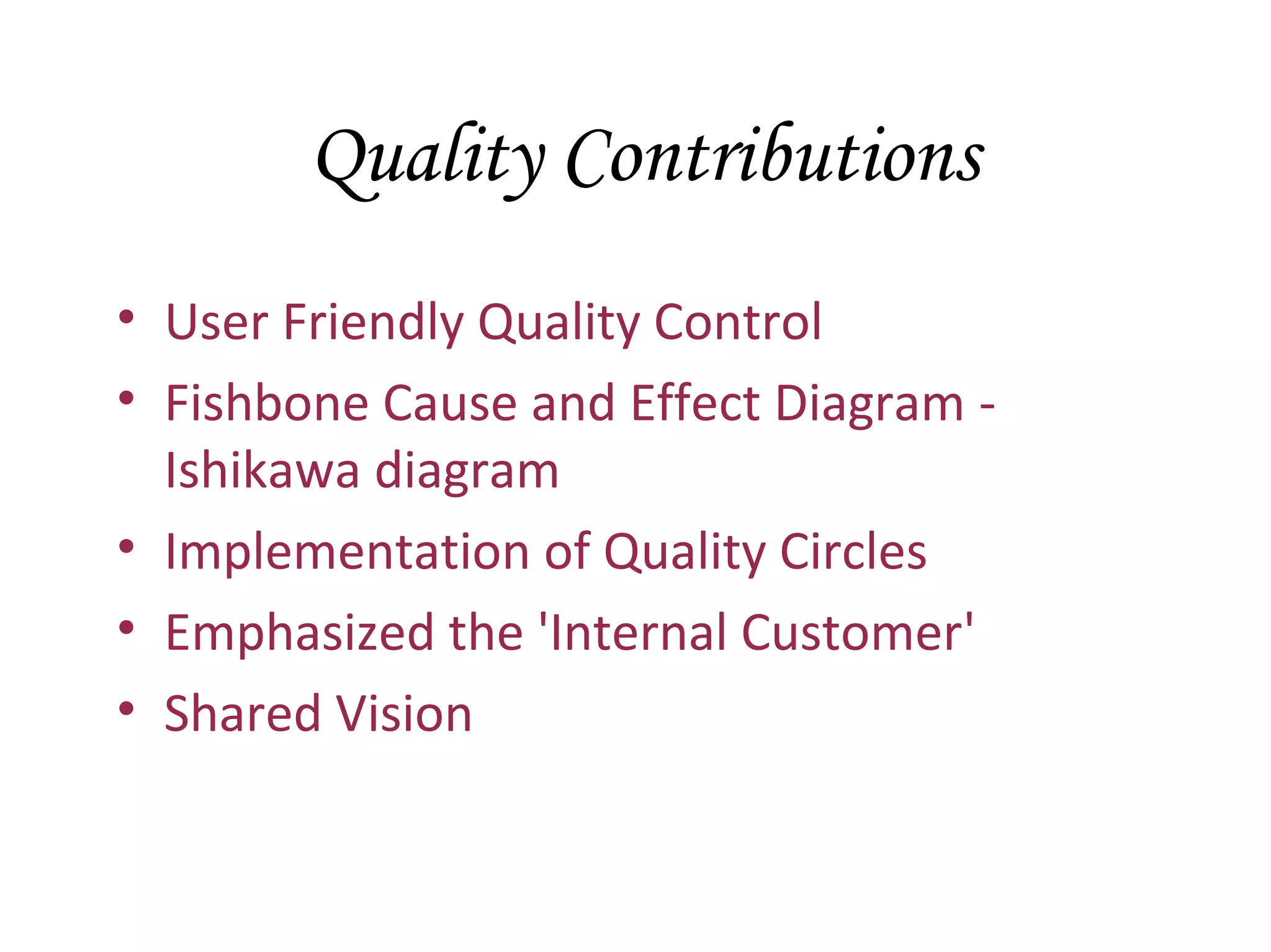 Quality management gurus | PPT