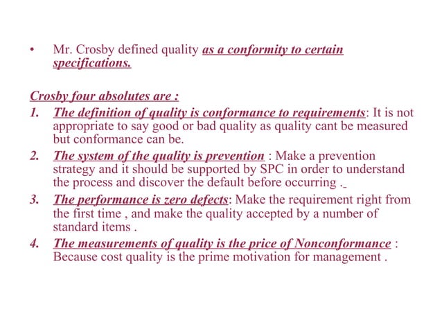 Quality management gurus | PPT