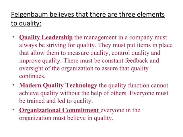Quality management gurus | PPT