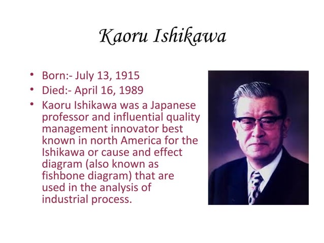 Quality management gurus | PPT