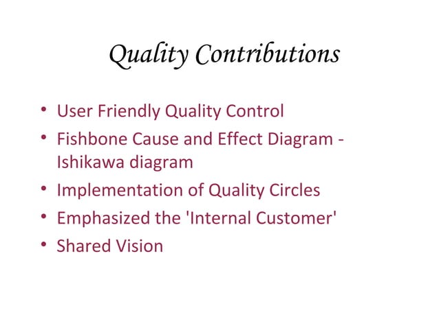 Quality management gurus | PPT