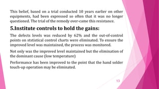 Quality improvement and cost reduction (project by project appoach) | PPT