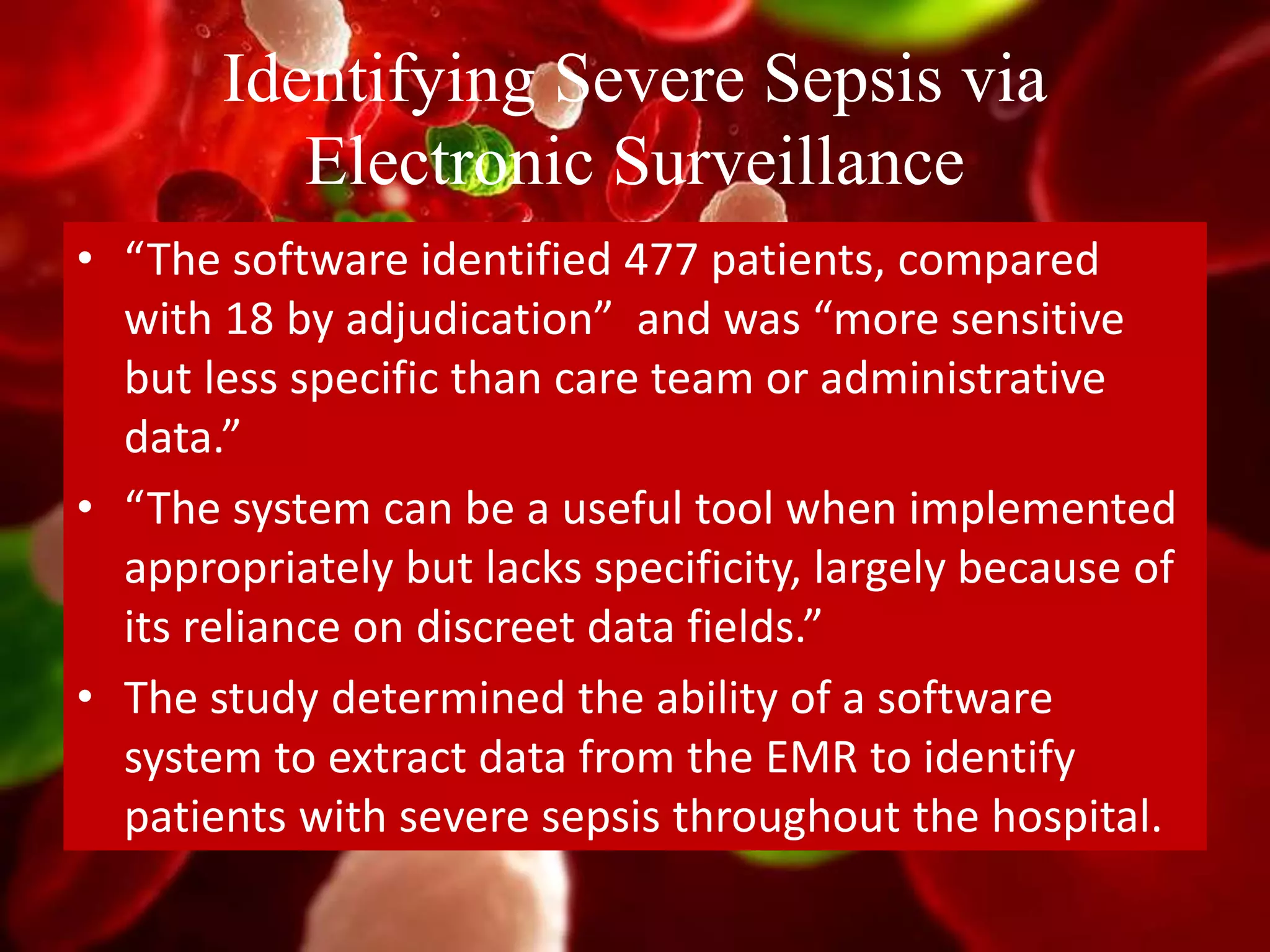 Quality Improvement Sepsis Recognition & Treatment | PPTX