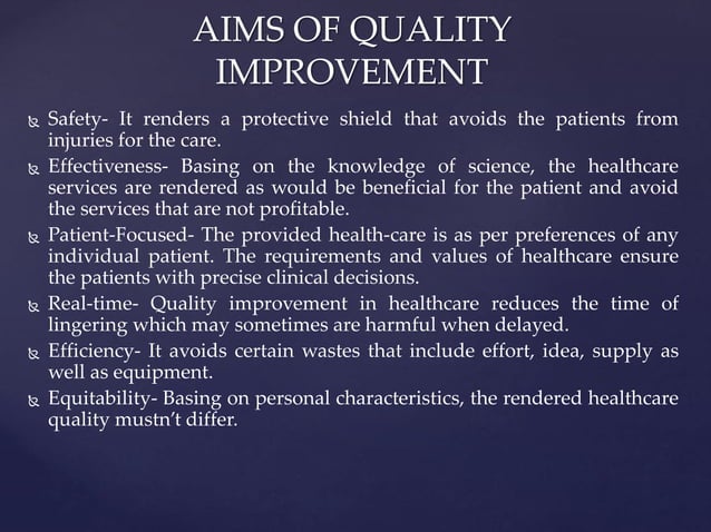 Quality improvement & Cost reduction | PPTX | Healthcare Industry ...