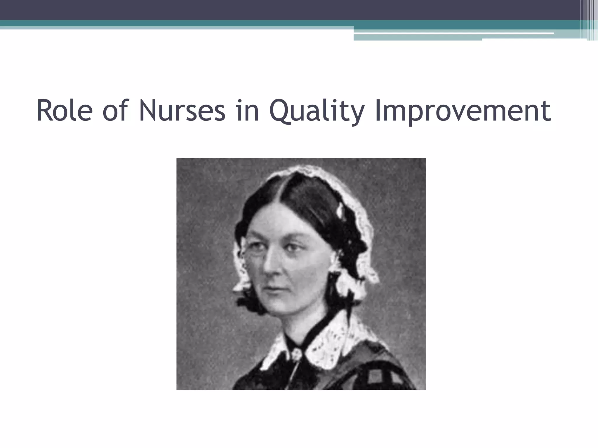 Quality improvement in nursing | PPTX