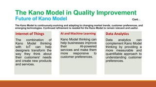 Quality Improvement in Product design and Development with Kano Model | PPT
