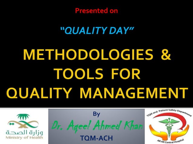 Quality Improvement Methodologies and Tools | PPTX | Business and Finance