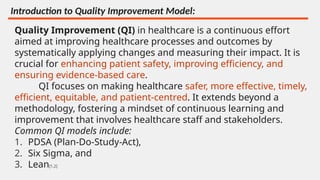 Quality Improvement Model - PDSA / PDCA.pptx