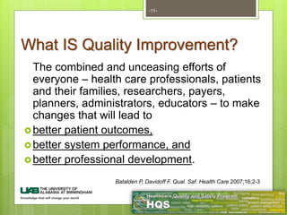 Quality Improvement Models: PDSA | PPTX