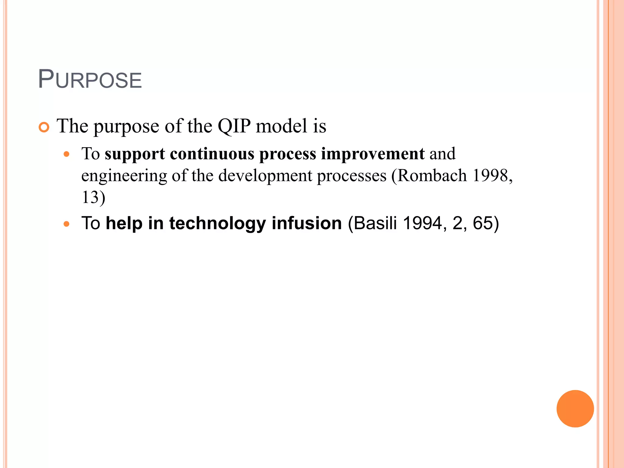 Quality improvement paradigm (QIP) | PPTX