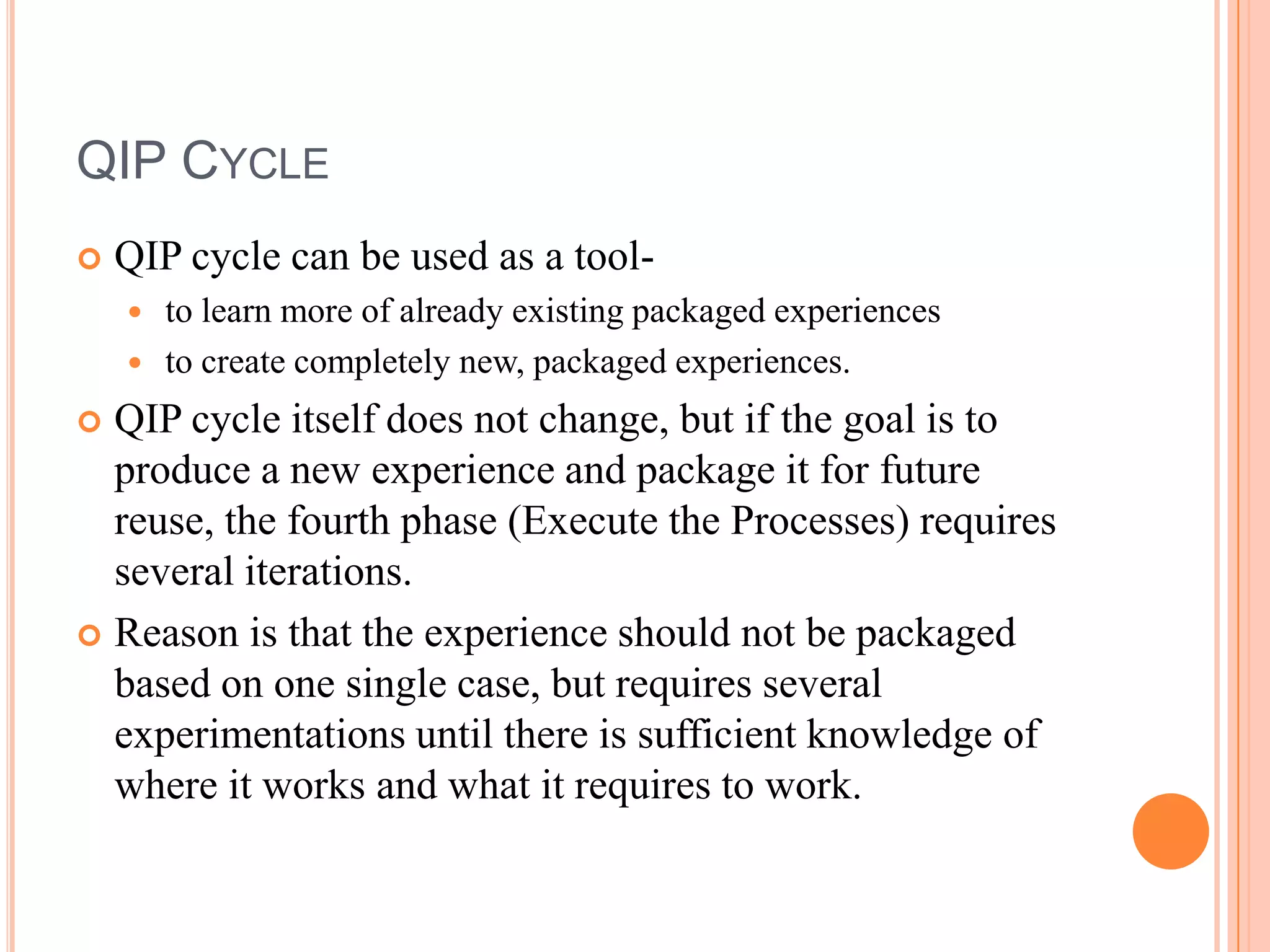 Quality improvement paradigm (QIP) | PPTX
