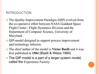 Quality improvement paradigm (QIP) | PPTX