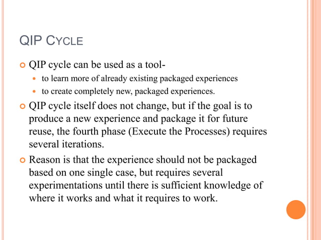 Quality improvement paradigm (QIP) | PPTX | Computer Software and ...