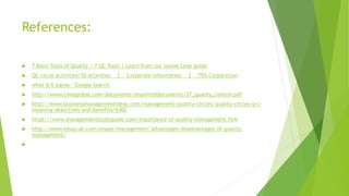 Quality Improvement Techniques | PPTX