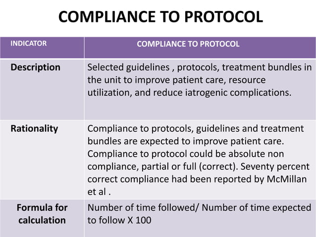 Quality indicator of icu | PPTX