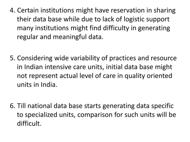 Quality indicator of icu | PPTX