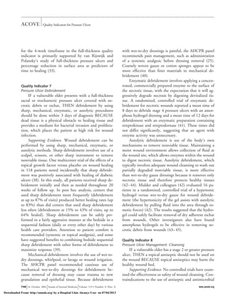 Quality indicators for prevention and management of pressure ulcers | PDF