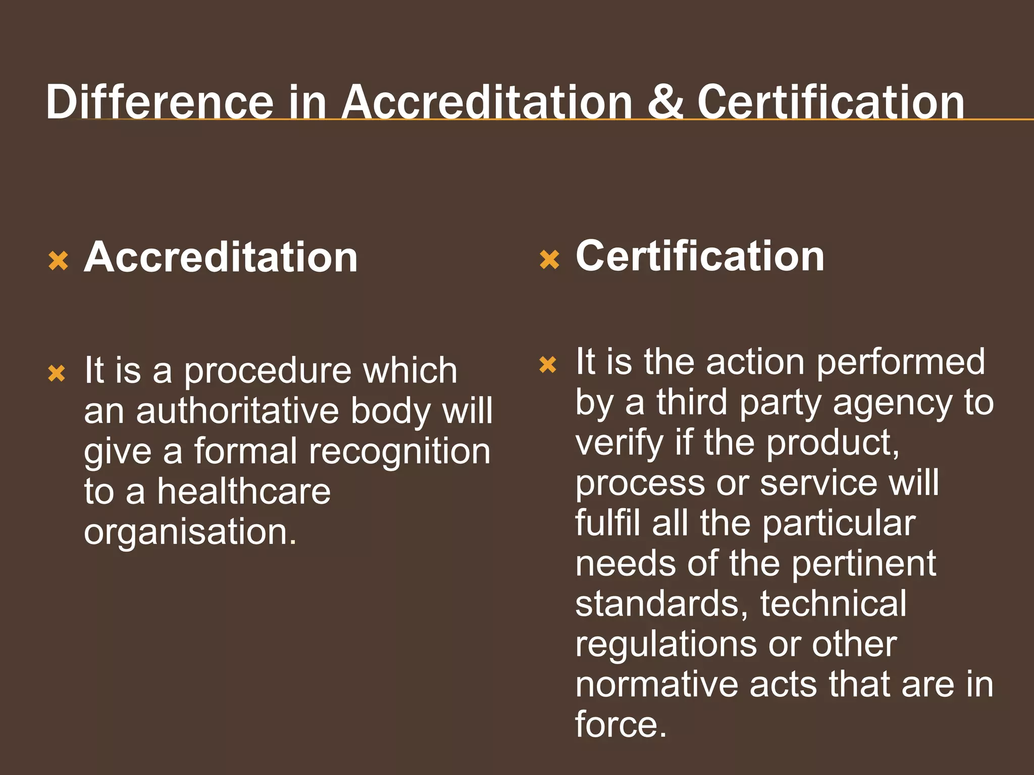 Quality in hospital | PPTX