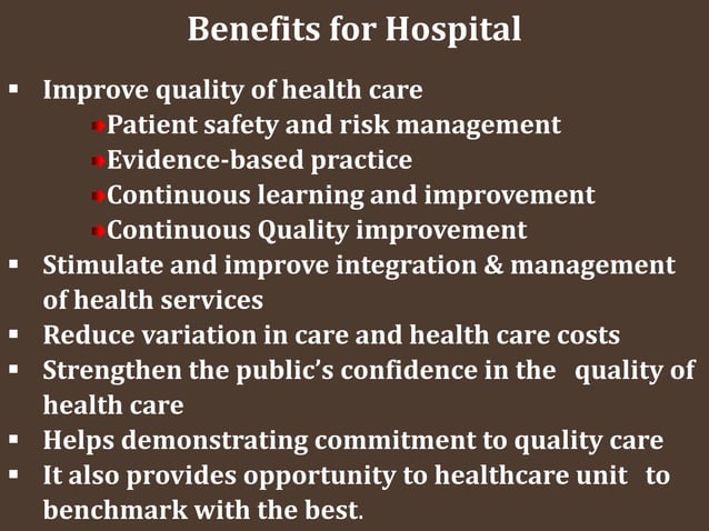 Quality in hospital | PPTX