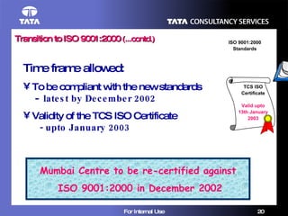 Quality Initiatives Iso 9001 2000[1] | PPT