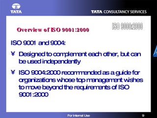 Quality Initiatives Iso 9001 2000[1] | PPT
