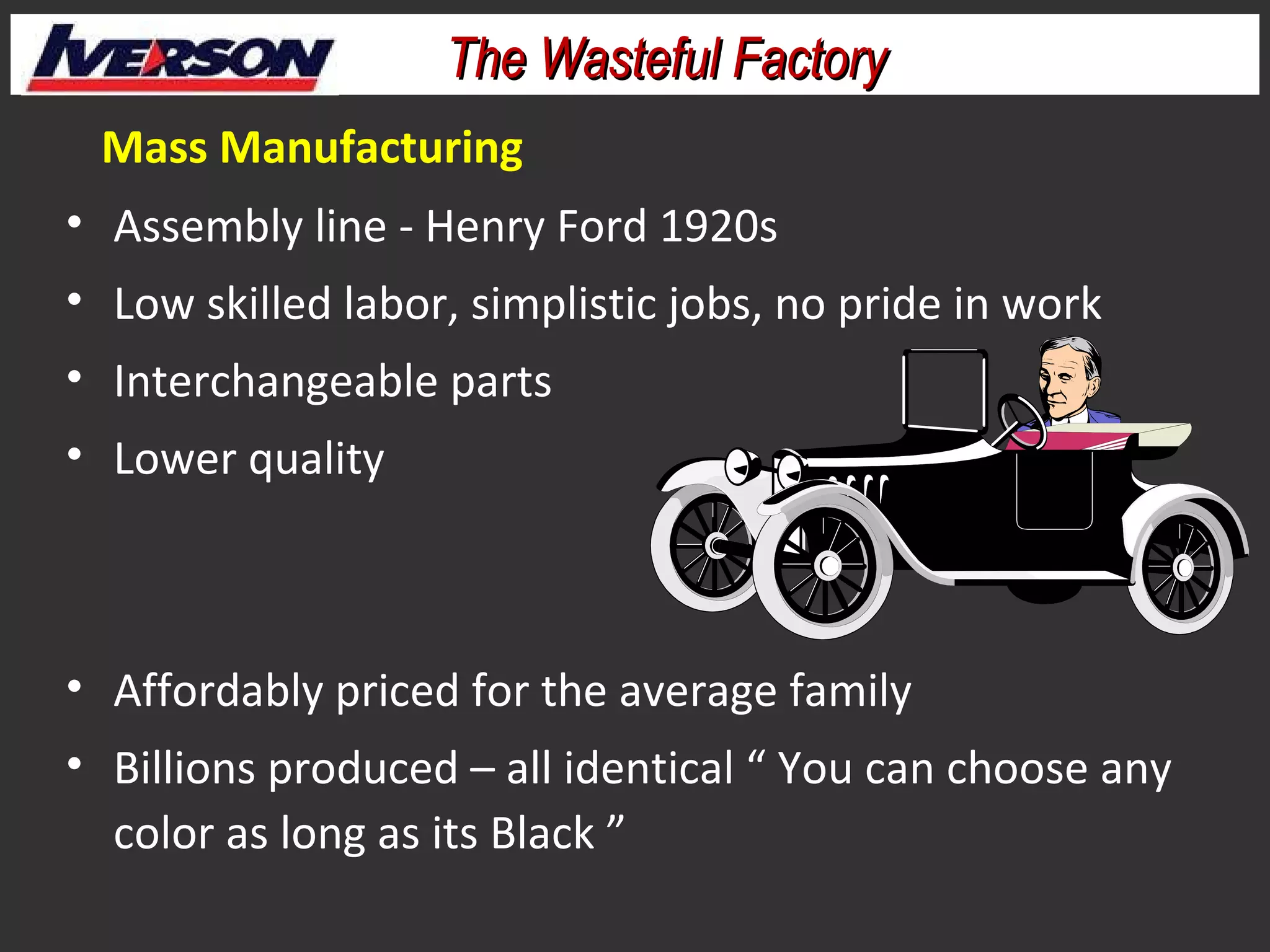 Quality in Manufacturing for Production & Manufacturing | PPT