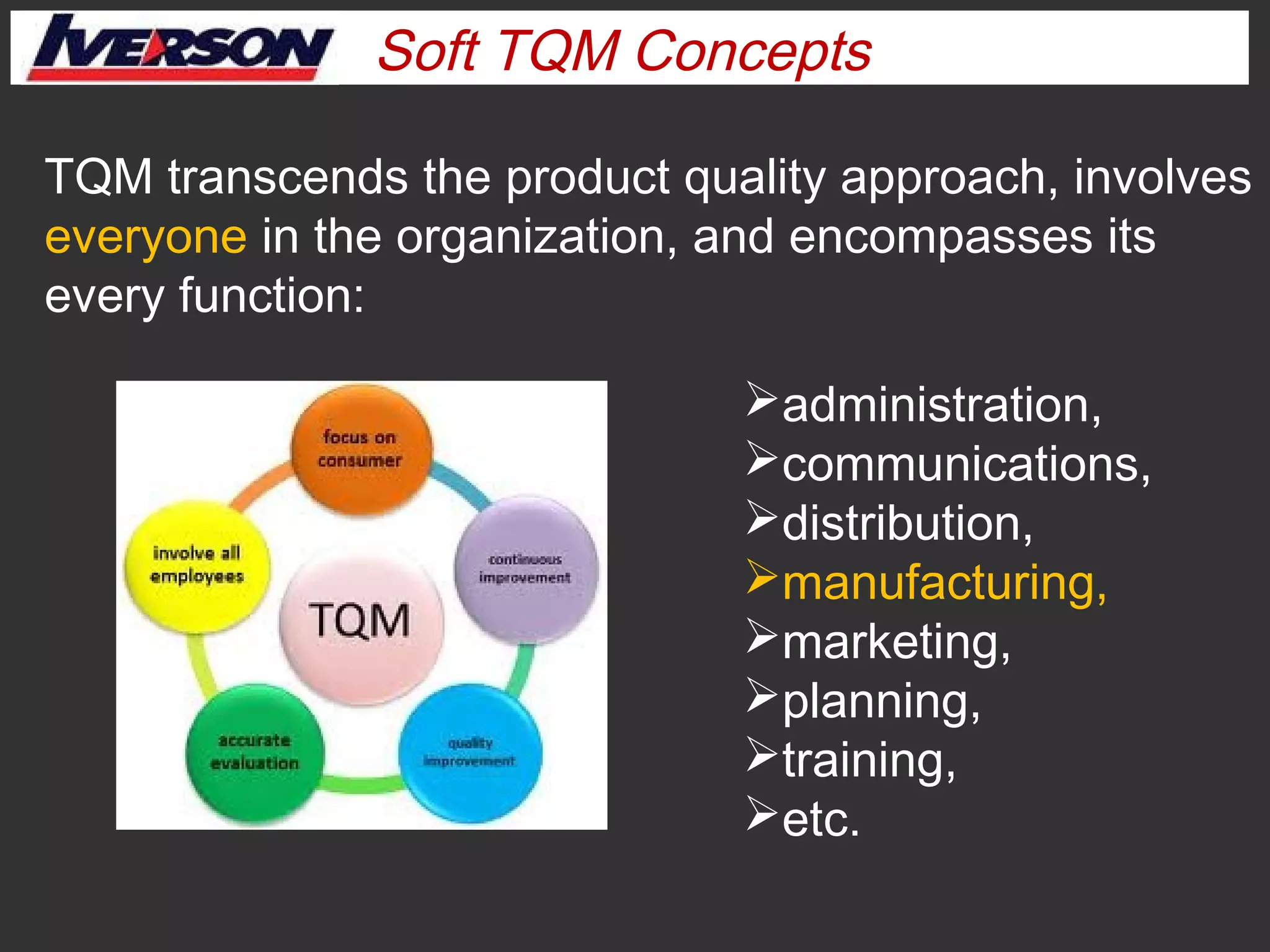 Quality in Manufacturing for Production & Manufacturing | PPT