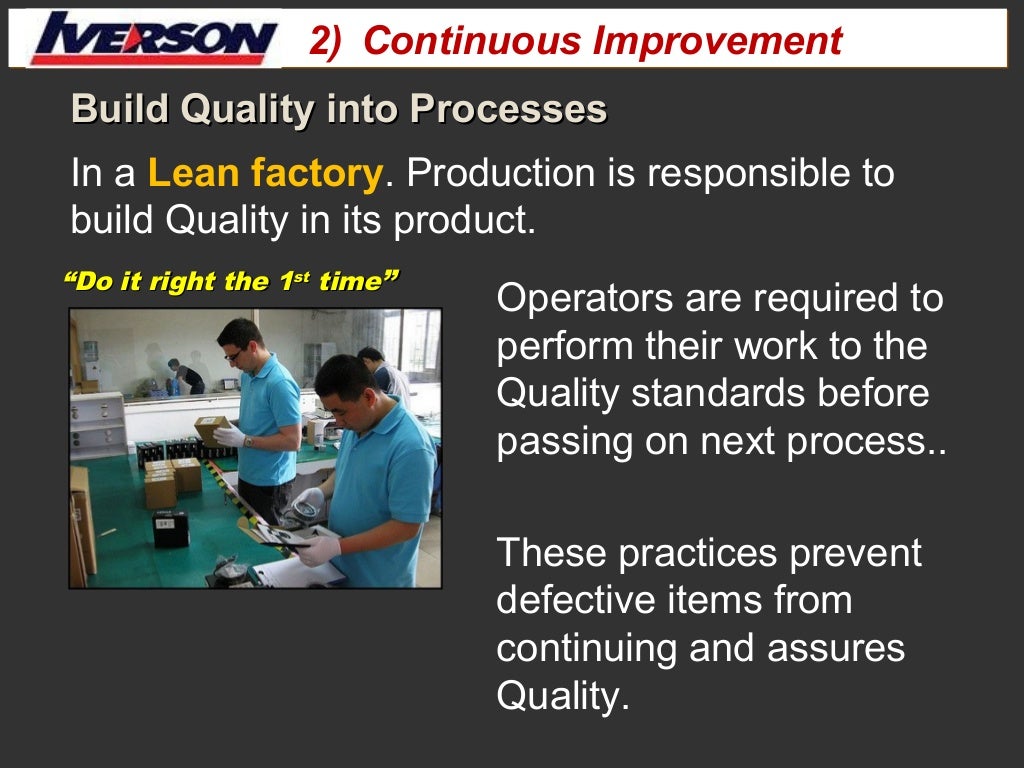 Quality in Manufacturing for Production & Manufacturing
