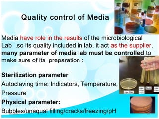 Quality in microbiological lab | PPT