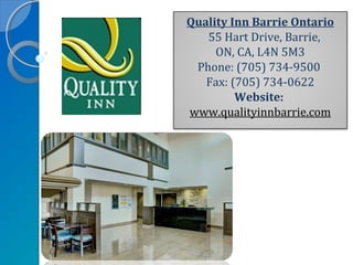 Ontario Centennial Beach Hotels | PPT