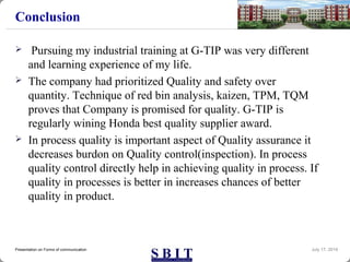 Quality in process | PPT