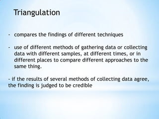 Quality in qualitative research (1) | PPT