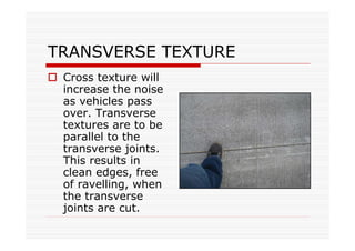 Quality inspection of a concrete pavement feb2013 presentation1 | PDF