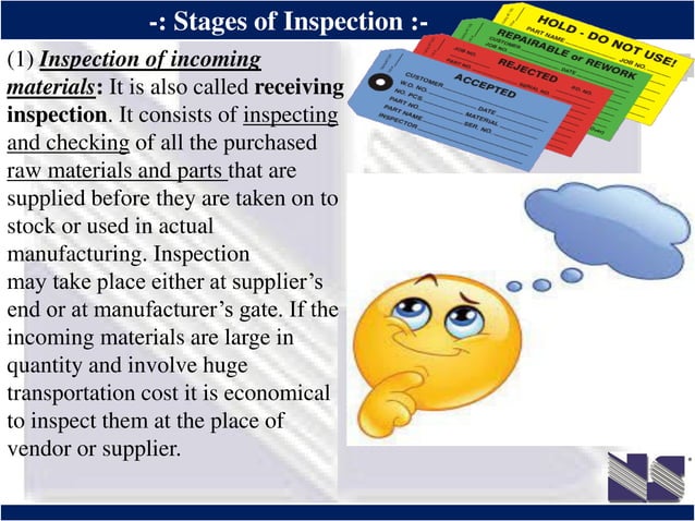 Quality inspection presentation | PDF | Manufacturing Industry | Industries