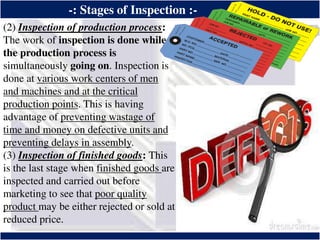 Quality inspection presentation | PDF