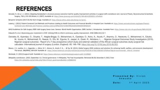Quality in Surgical Practice presentation | PPTX