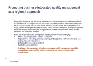 Quality integration | PDF