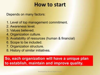 Quality in Telecommunications | PPSX