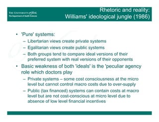 Quality in the NHS: OHE Annual Lecture with Alan Maynard | PDF