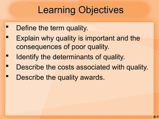 Quality overview introduction for beginners | PPT
