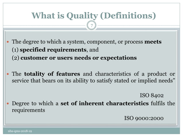 Quality introduction for Quality Management System | PPTX ...