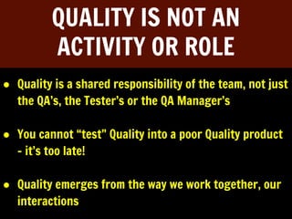 Quality is a Mindset | PDF