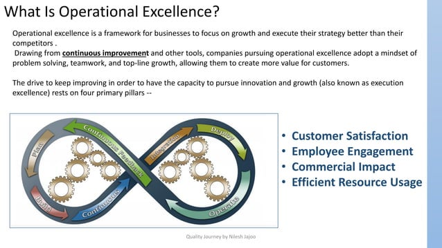 Quality_Journey_--OE Operational Excellence /Process Excellence | PDF