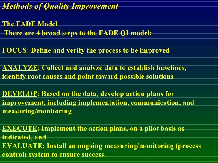 Quality In Heath Sector