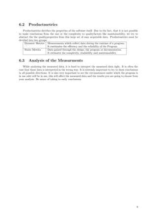 Quality Management handout | PDF